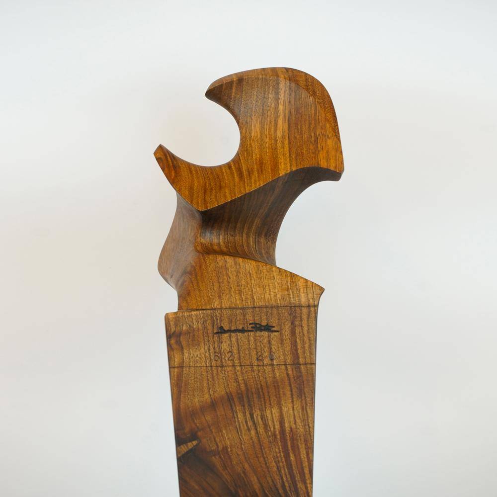 Forcola de proa para góndola en nogal